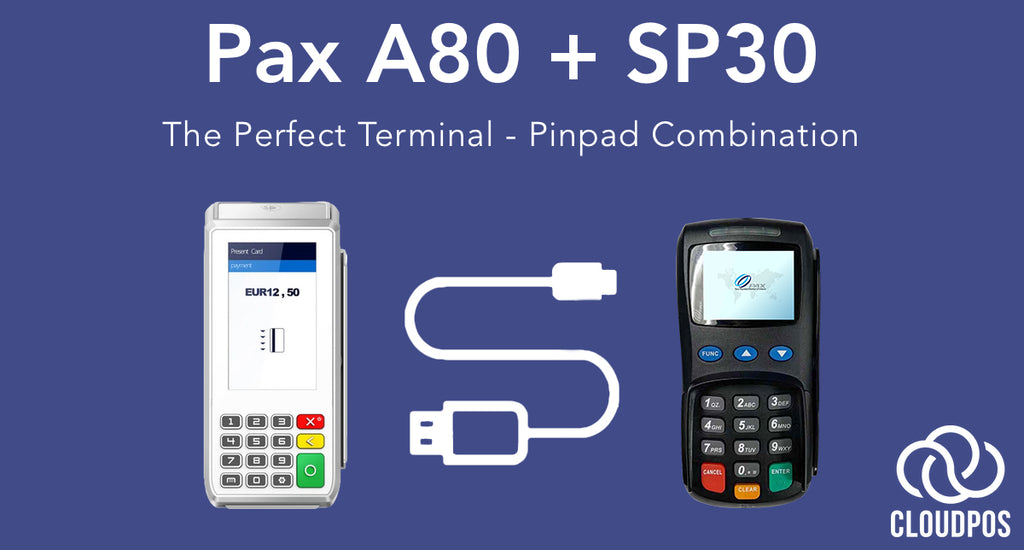 Pax A80 & SP30 Pinpad Combination – Cloud Point of Sale